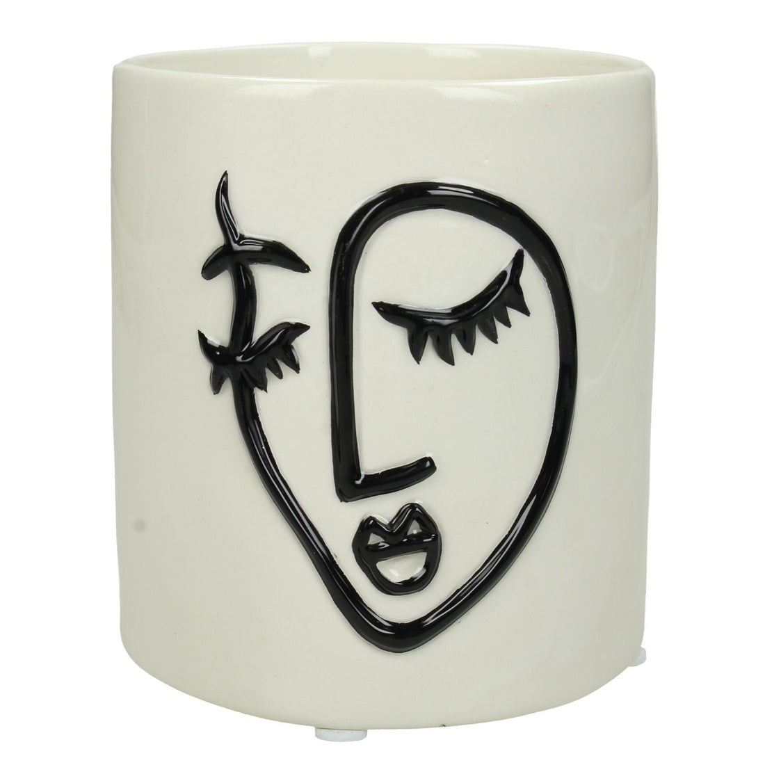WOMAN FACE PLANTER WHITE – Sleepcomfortdeco